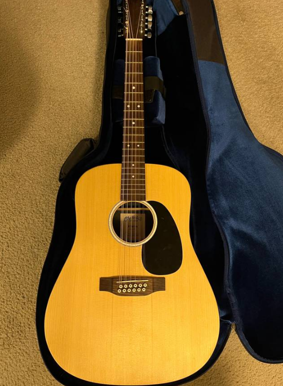 Martin DX2E Rosewood HPL 12-String Dreadnought Acoustic-Electric Guitar ...