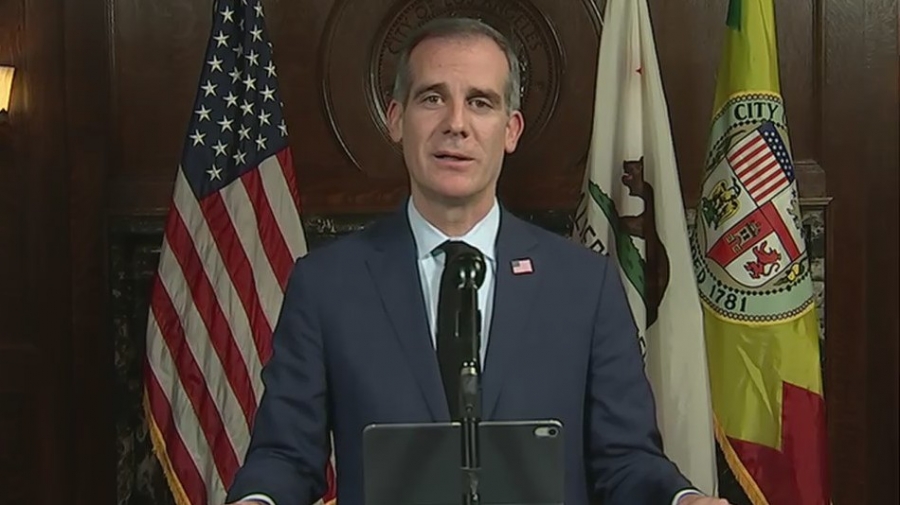 L.A. Mayor Garcetti says he’s ‘nervous’ about city moving ahead in ...