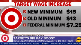 Target to boost employee minimum wage to $15 per hour, give frontline ...