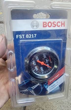 --Bosch Style Line Mechanical Water/Oil Temperature Gauge FST8217 ...